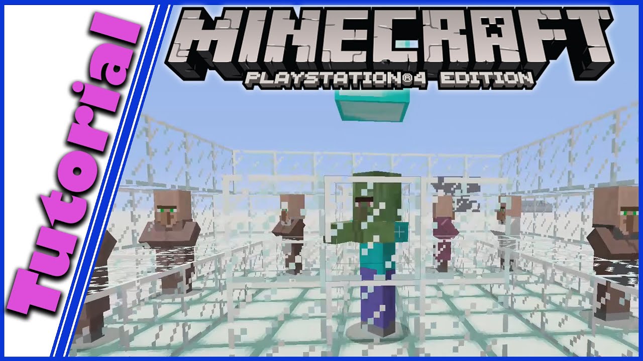 Minecraft PS4 Tutorial Explaining Villagers - YouTube