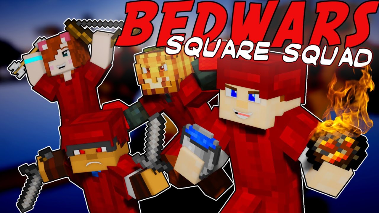 BEDWARS 2 with the Square Squad! - YouTube