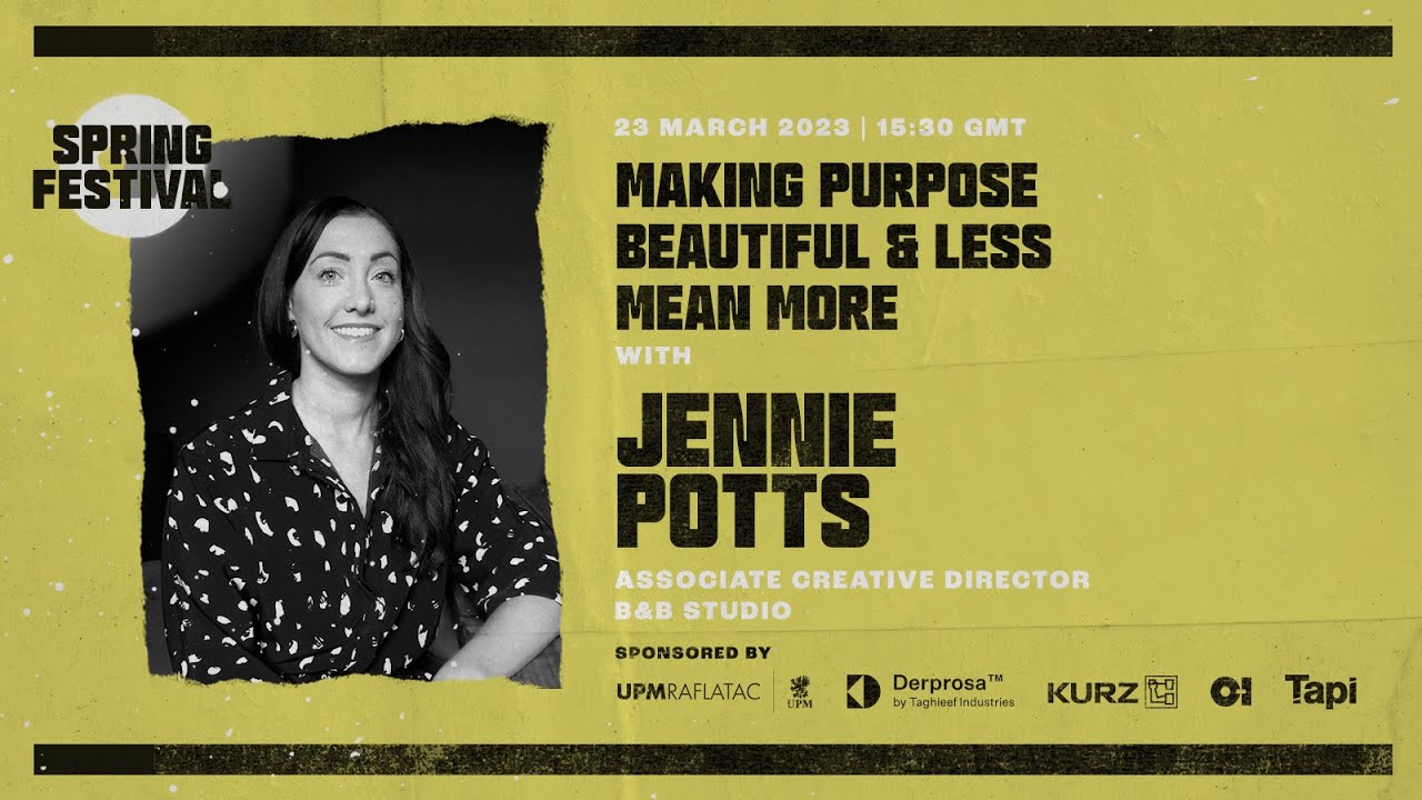 Jennie Potts, B&B Studio - UK: Making purpose beautiful & less mean ...