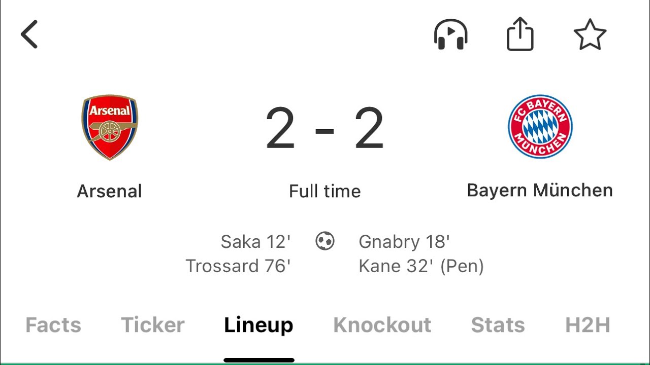 ARSENAL VS BAYERN MUNICH 2-2 MATCH REACTION!!!! - YouTube