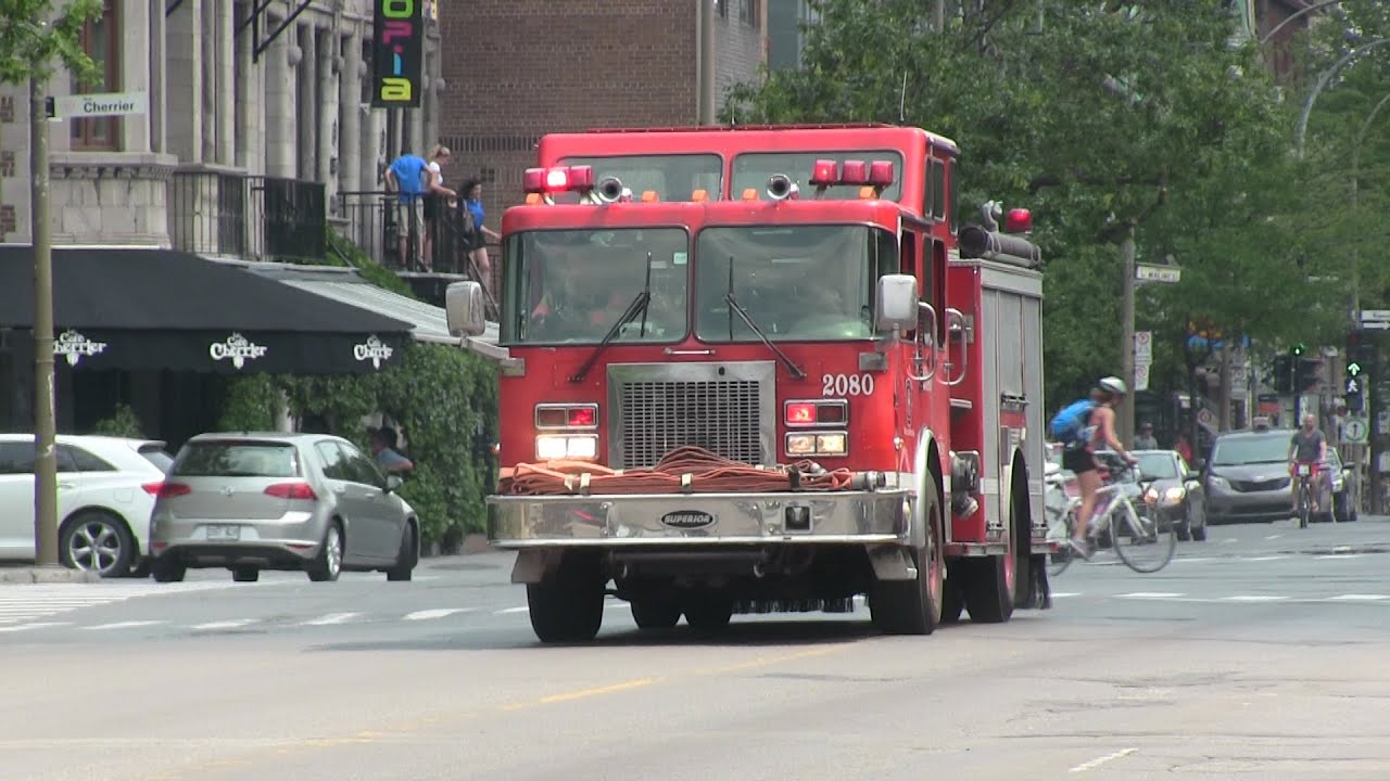 [Superior Fire Truck] Autopompe 2080 - SIM Montréal - YouTube