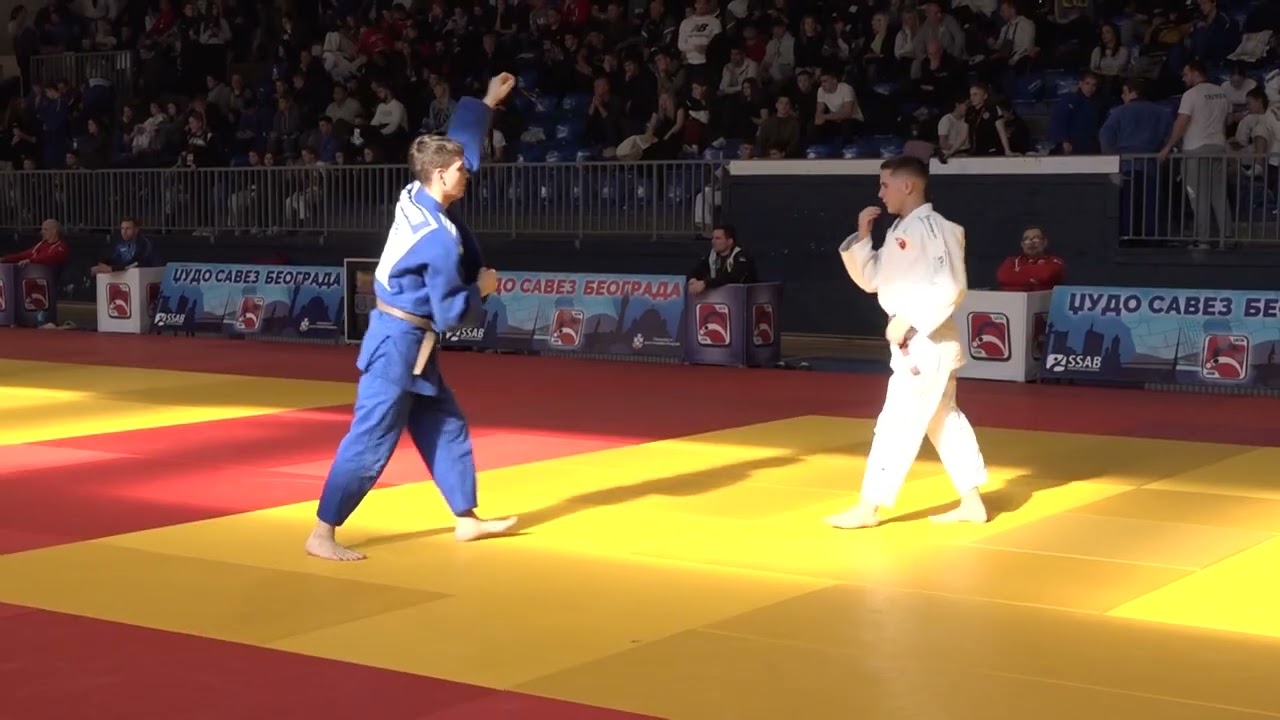Luka Mačkić CZB - Nikola Radanov MAK 0:1 -60kg BRONZA - JK Crvena Zvezda