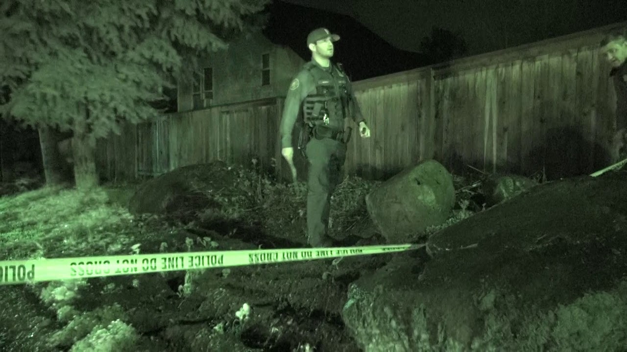cop moves crime scene tape to hinder filming - YouTube