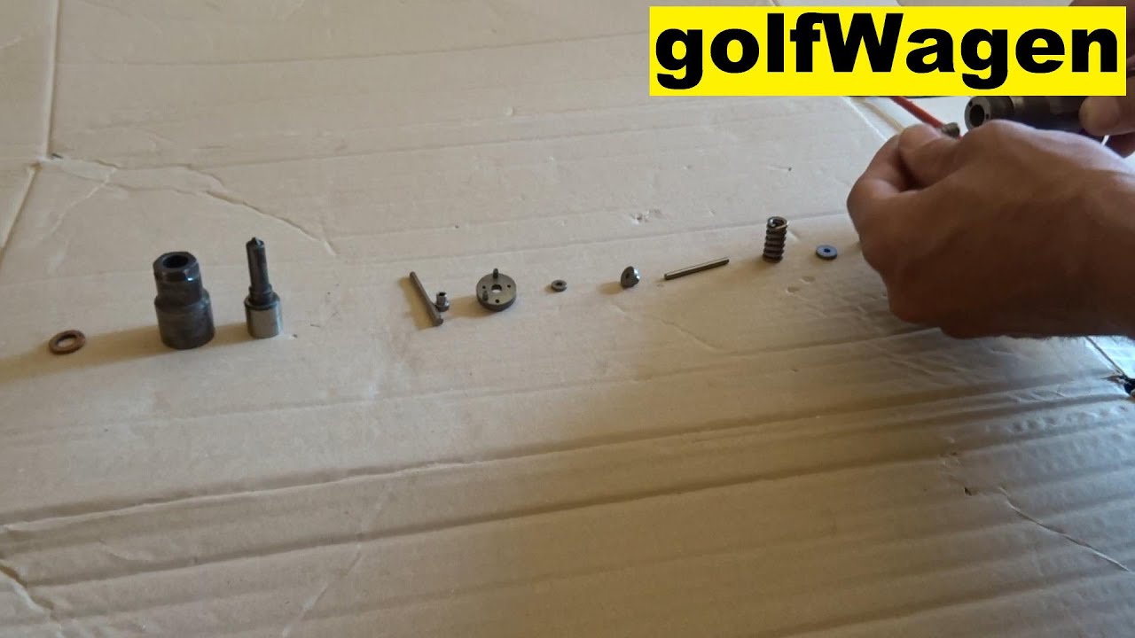 VW ALH TDI injector assembly - YouTube