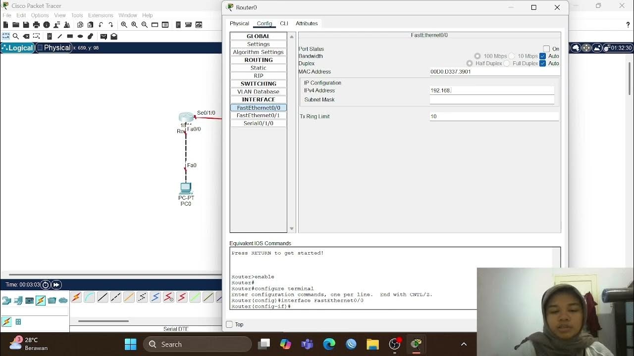 Tugas Mandiri 1 Routing Static 2 - YouTube