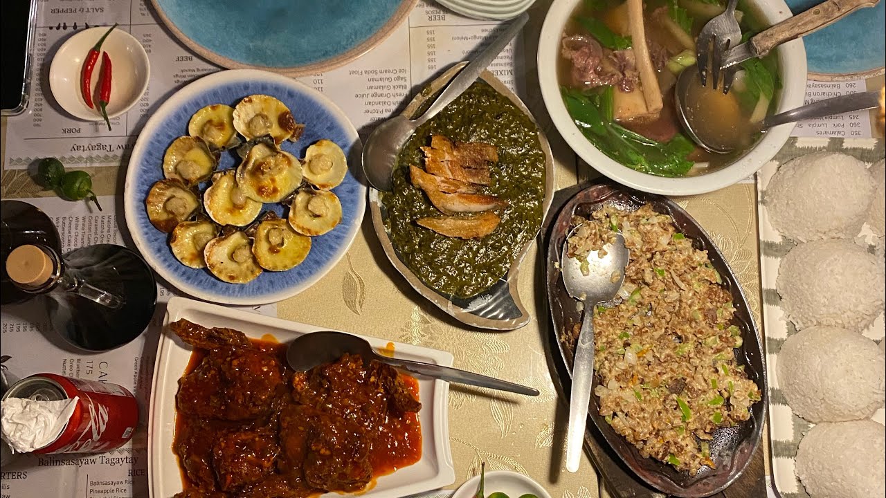 Late night dinner with family at a philipino restaurant! - YouTube