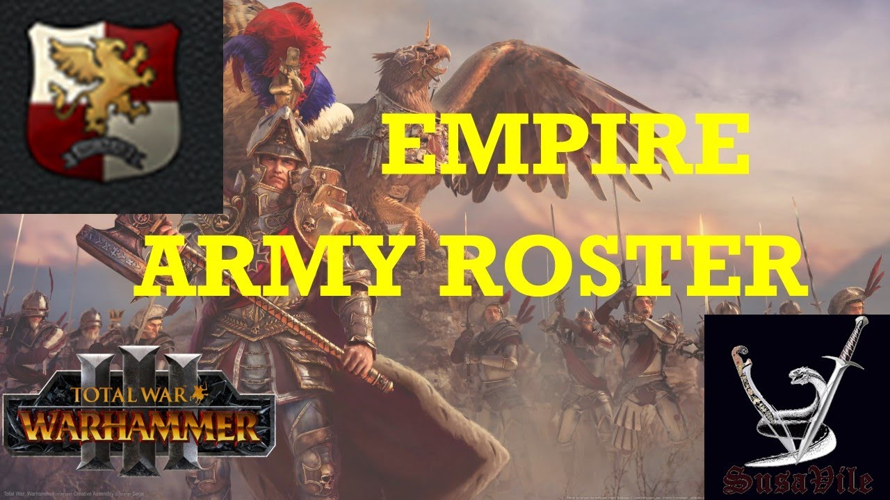 Total War: Warhammer 3 Empire army roster before/after research/XP ...