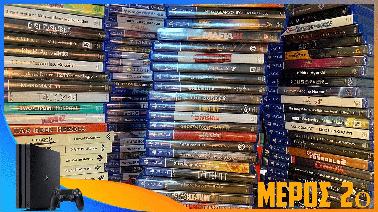Η συλλογή μου από PS4 games Μέρος 2ο - YouTube