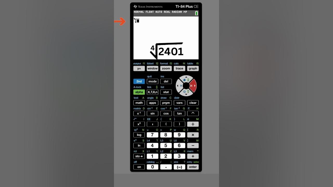 how-to-find-the-4th-root-of-a-number-on-the-ti-84-plus-ce-youtube