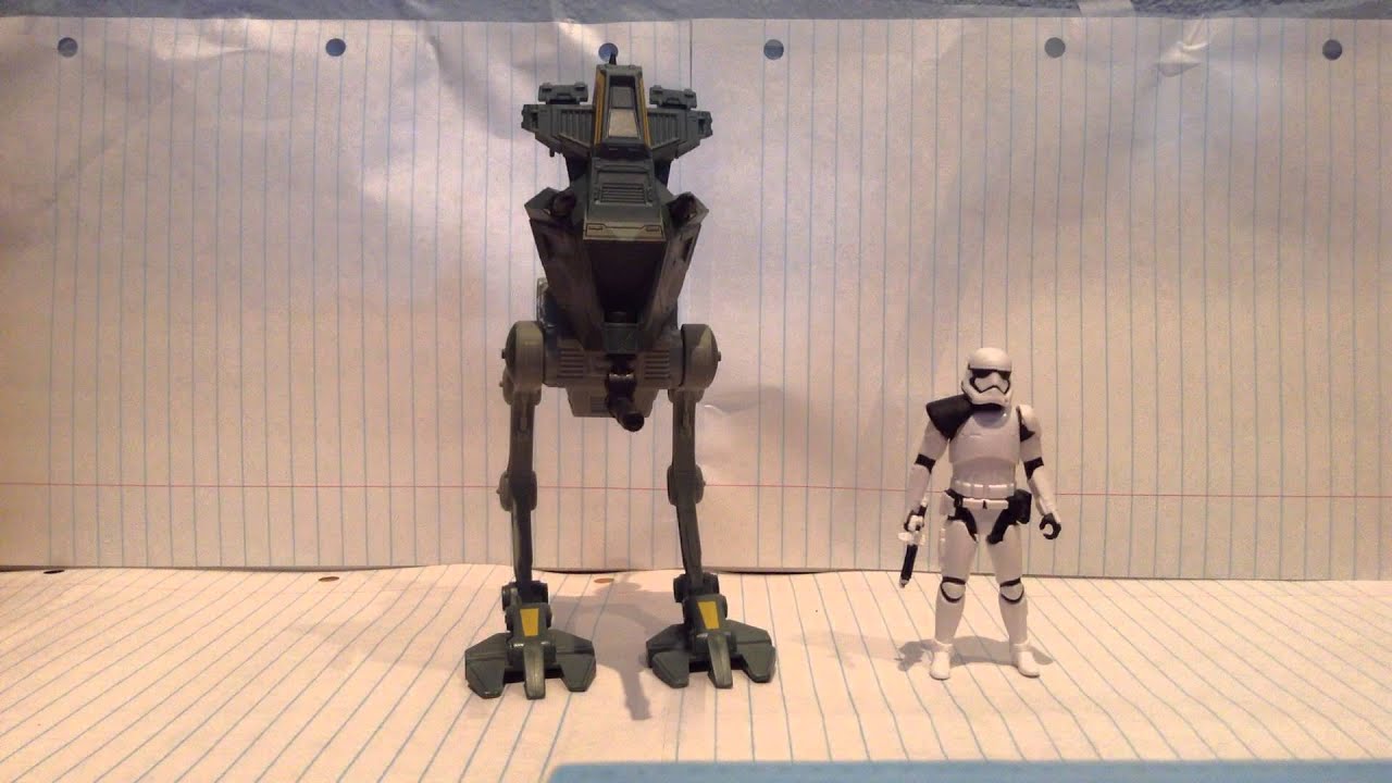Star Wars force awakens assault walker review - YouTube