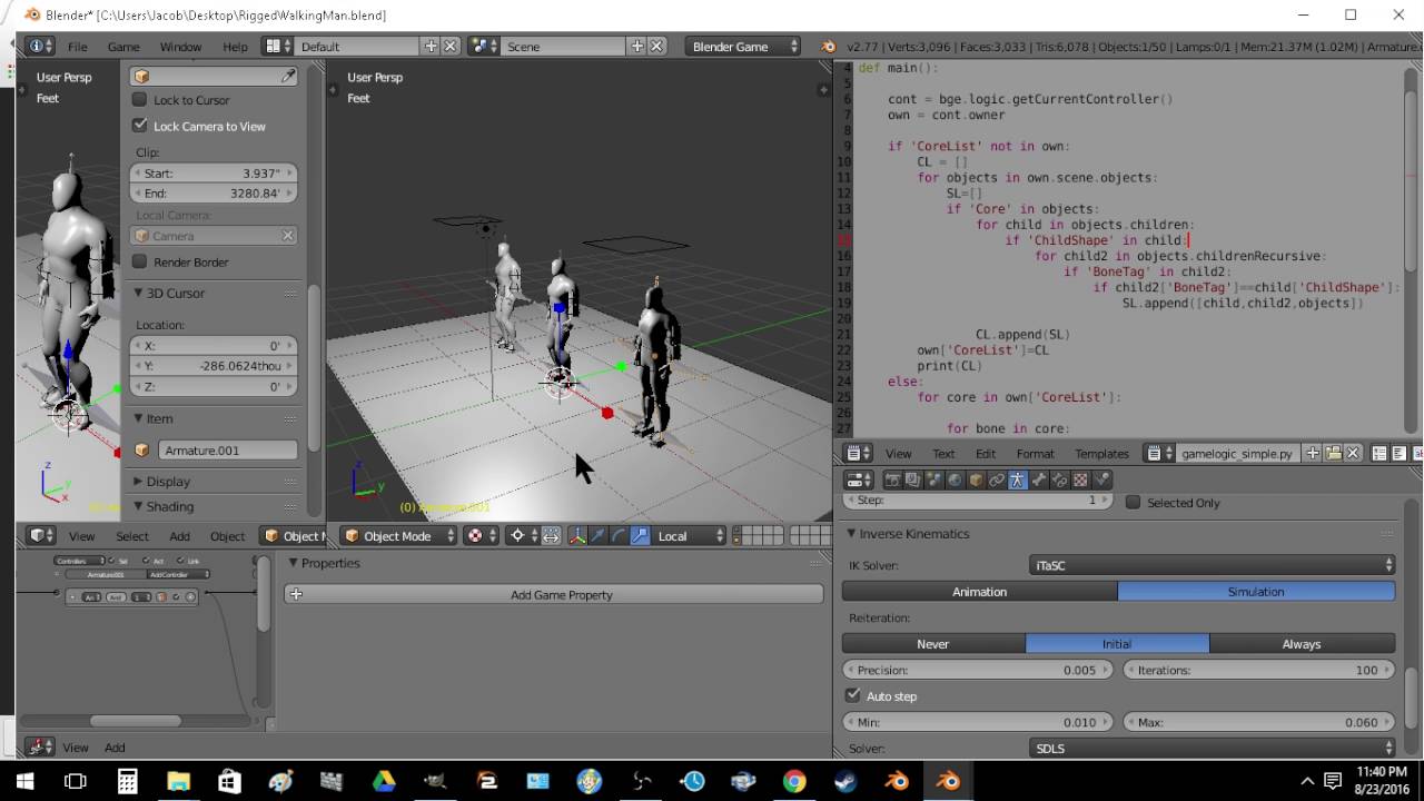 Stress Test Per actor with armature physics - YouTube