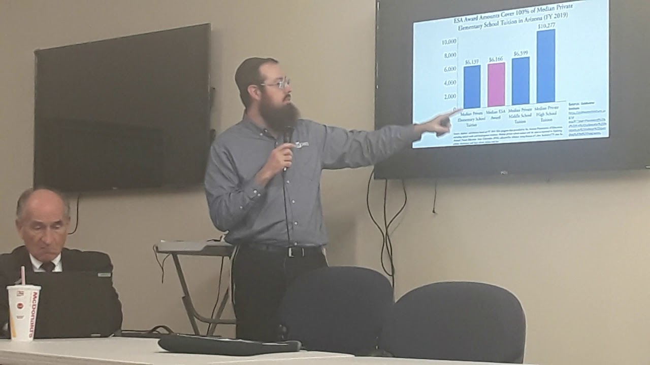 Jason Bedrick of EdChoice.org at our RNHA meeting at AZ GOP ...