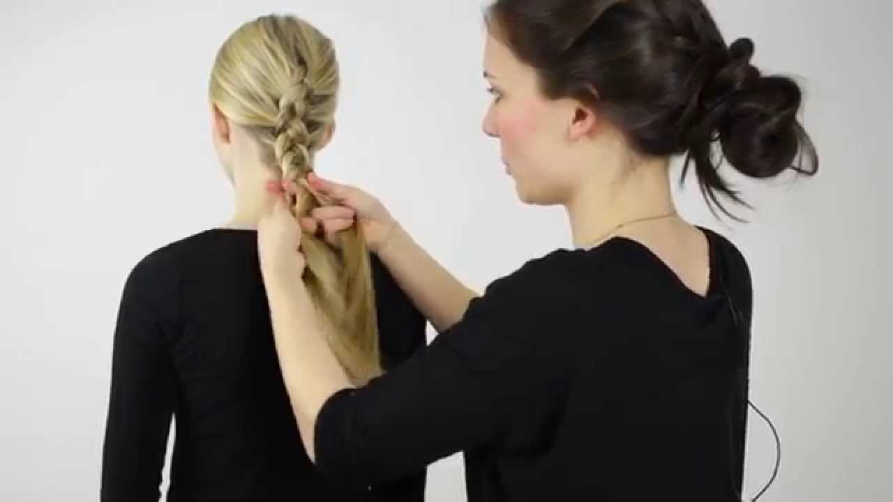 Haare flechten | Basic: holländischer Zopf, Dutch Braid | Flechtfrisur - Tutorial - YouTube