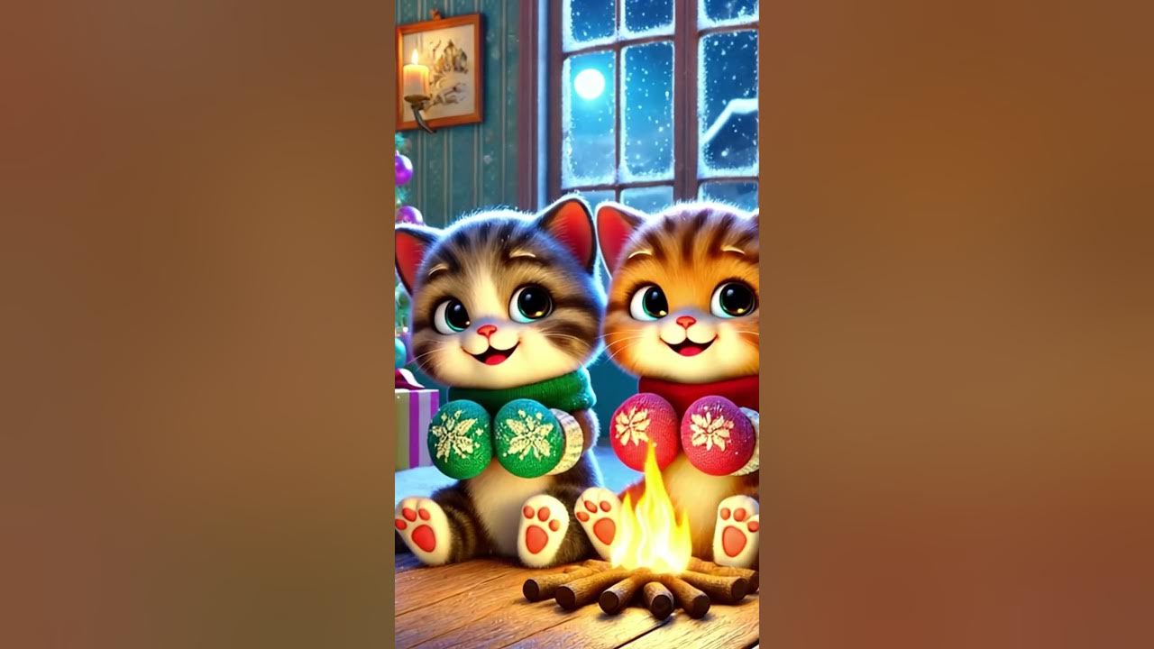 Three Little Kittens Lost Their Mittens | Winter Song for Kids | Fun ...