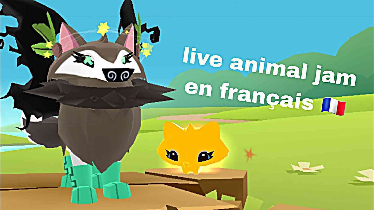 live in french animal jam (en français) - YouTube