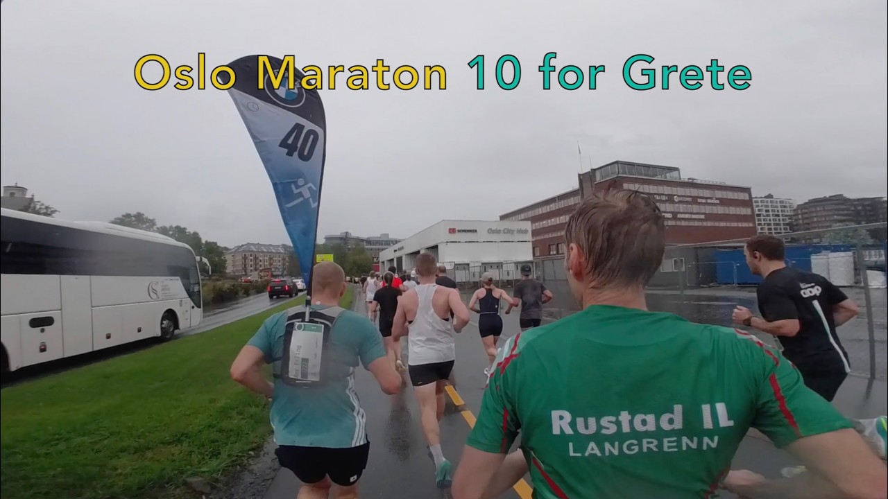 Oslo Maraton 2025 - 10 for Grete - Minutt for Minutt - YouTube