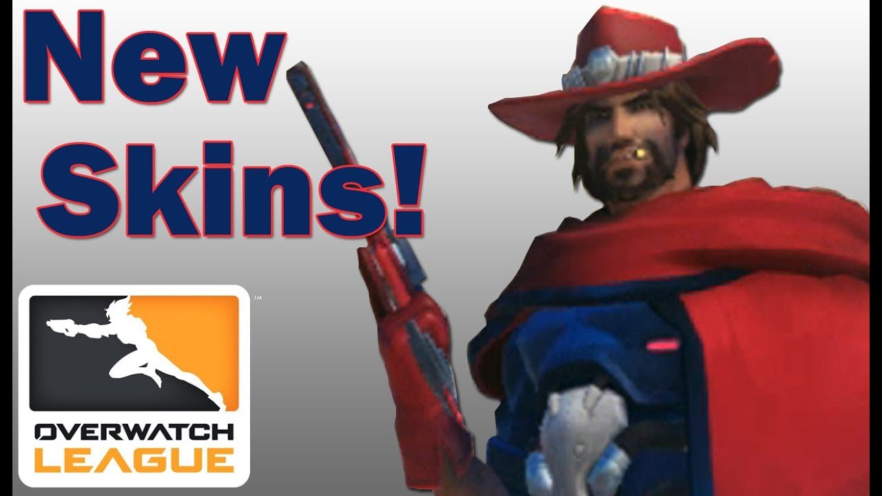 New Overwatch Leauge Skins On PTR (McCree's Skins) - YouTube