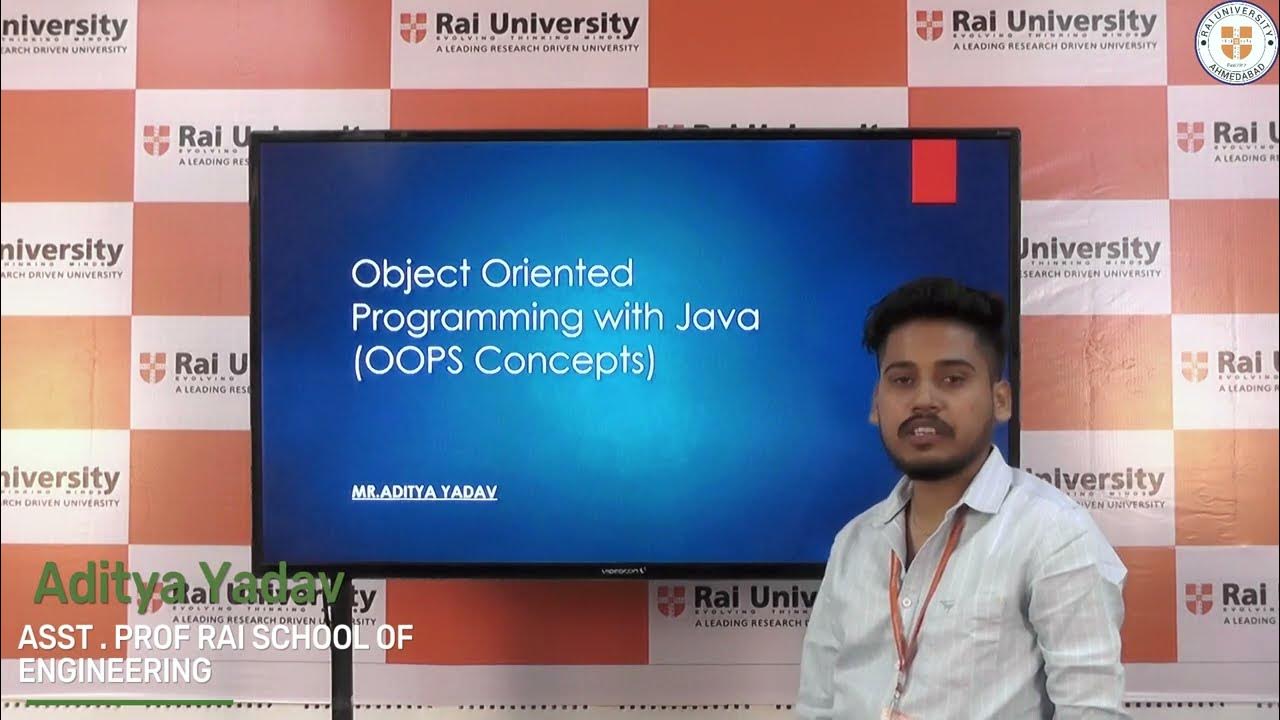Object oriented programming with java || java || Asst. Prof. Aditya Yadav - YouTube