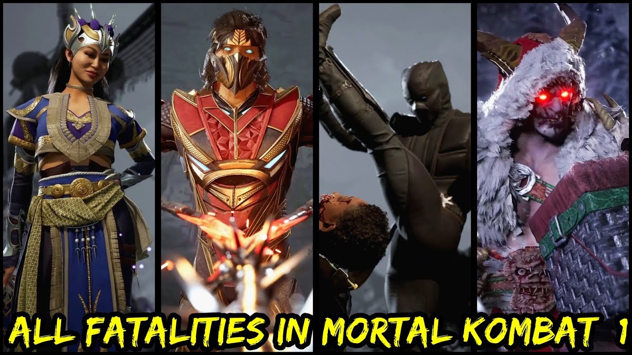 All Fatalities in Mortal Kombat 1 - Definitive Edition - YouTube