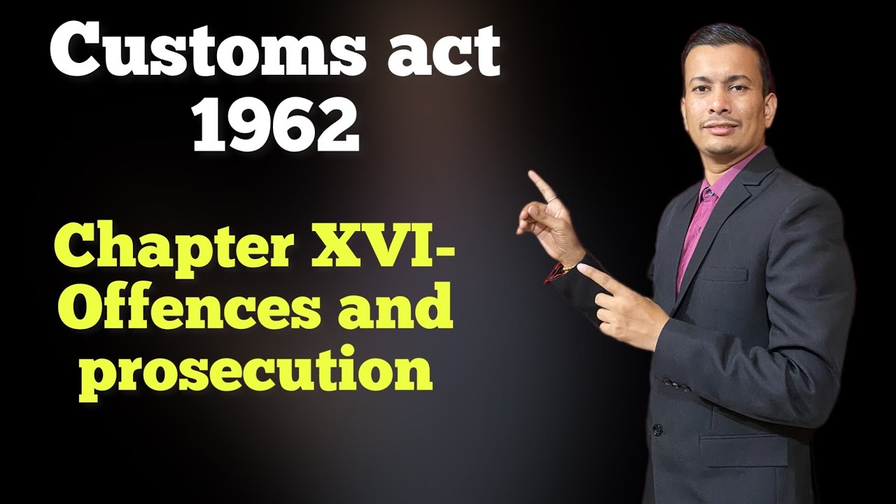 Customs act 1962- Chapter XVI- offences and prosecution Section 132 to ...