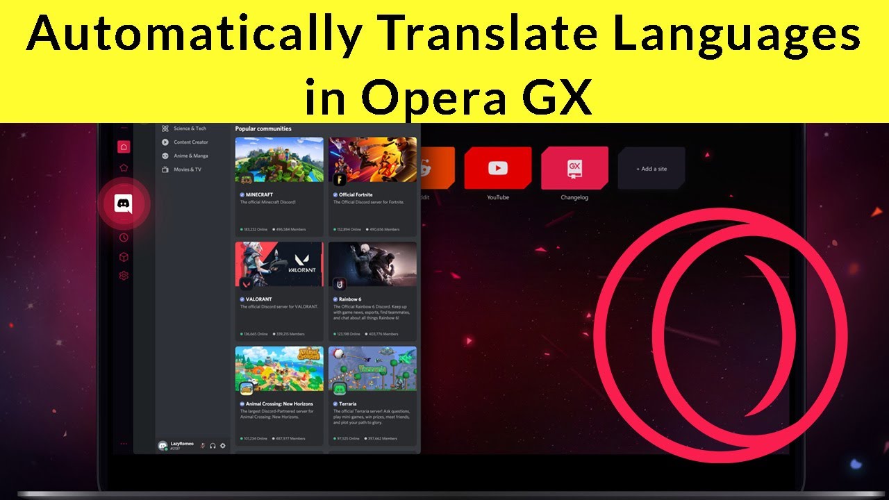 How to Setup Automatically Translate Languages in Opera GX Browser ...
