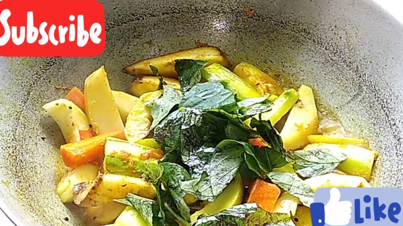 সব্জি দিয়ে গাঁদাল পাতার রেসিপি/গন্ধভাদালি পাতার রেসিপি/Gadal pata with ...