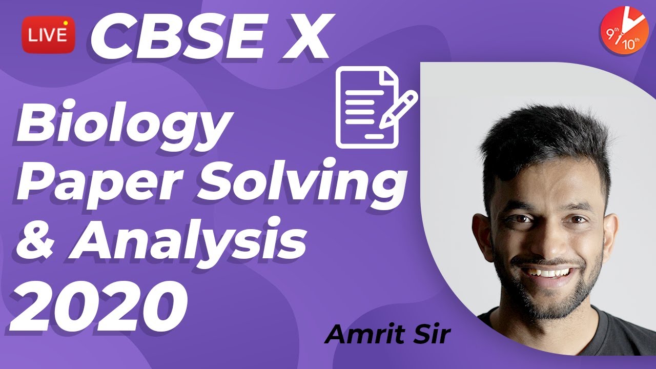 CBSE Class 10 Biology Board Question Paper Solving Analysis Biology cbse-class-10-biology-board-question-paper-solving-analysis-biology