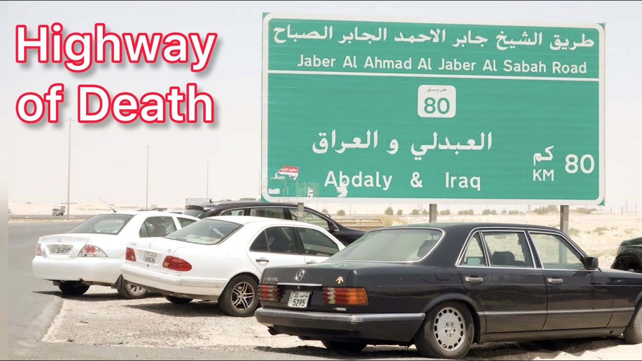 #AkerCC 🇰🇼 🇮🇶 Highway of Death Border Crossing from Kuwait to #Iraq ...