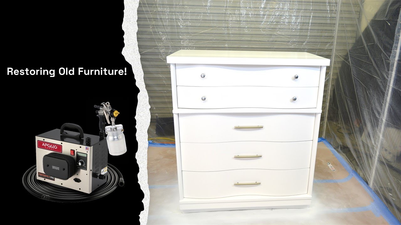 Restoring Old Furniture to New | Apollo Sprayers HVLP Paint Sprayer ...
