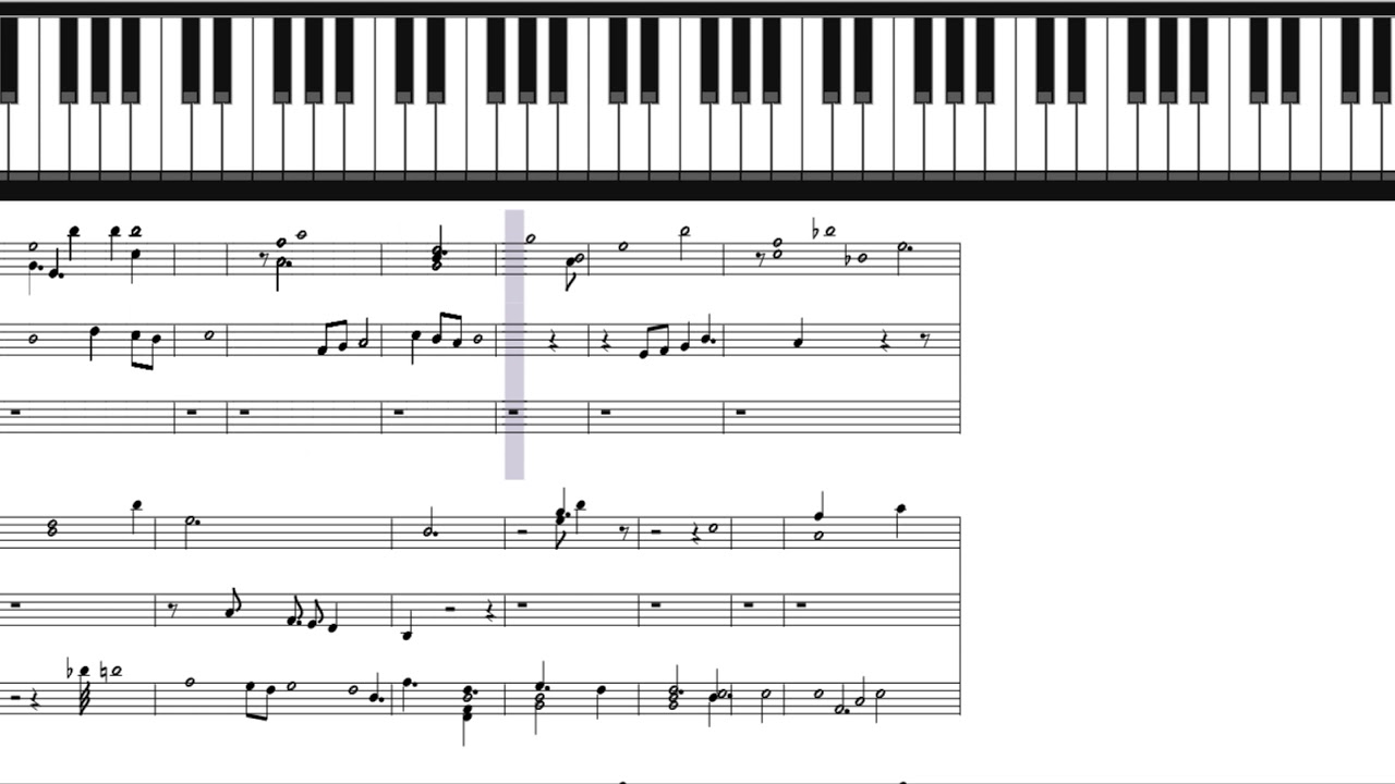 Los Angeles Negros - Y volvere (partitura de piano) - YouTube