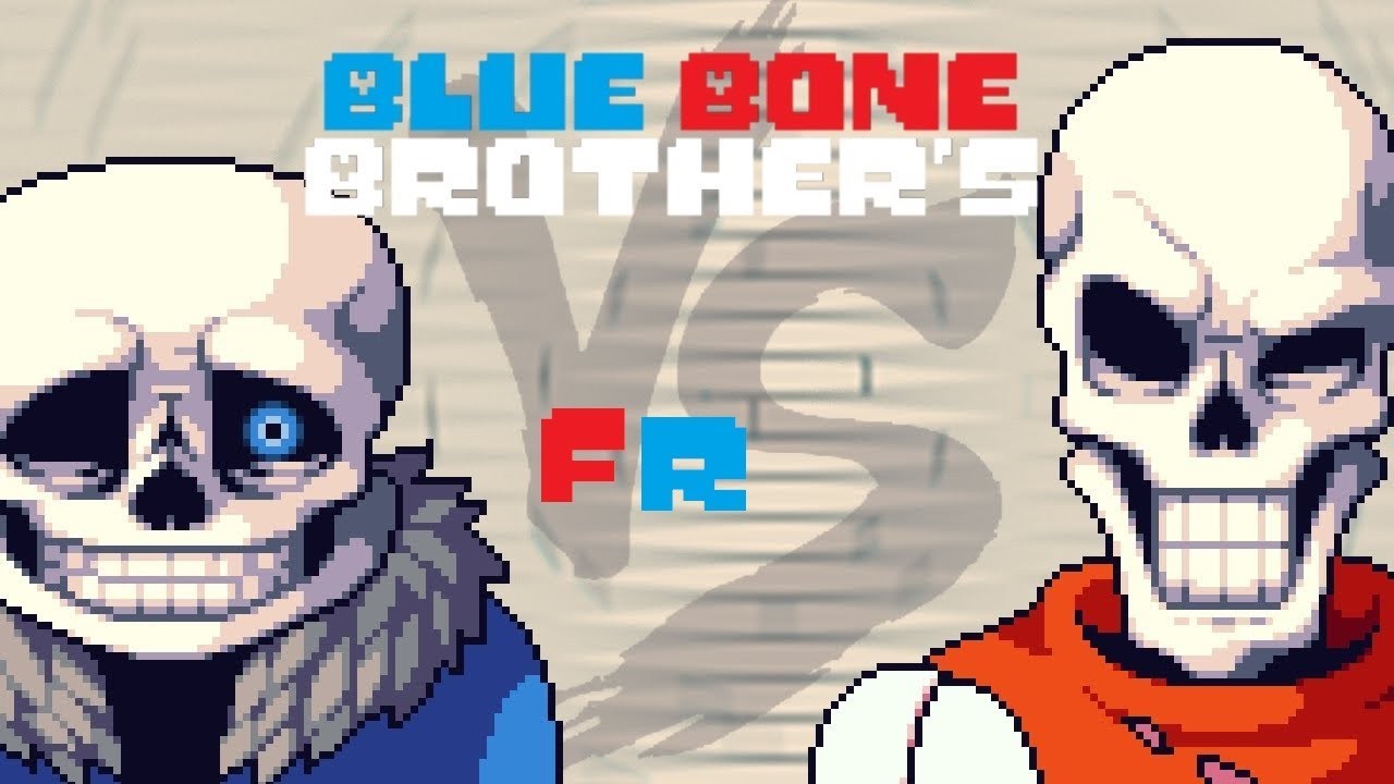 Sans VS Papyrus - Animation Par Rebaz Partie 1 - FR Blue Bone Brother's ...