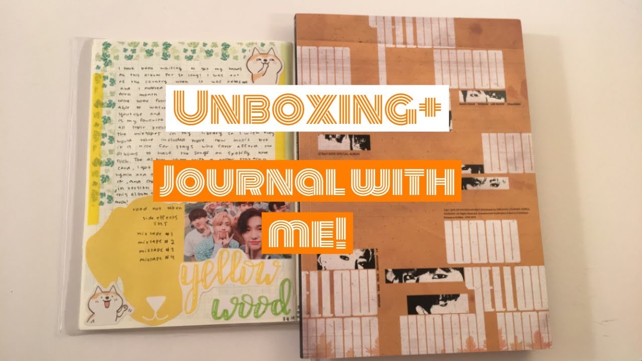 Kpop Journal with me #25 Stray Kids Cle2: Yellow Wood unboxing - YouTube