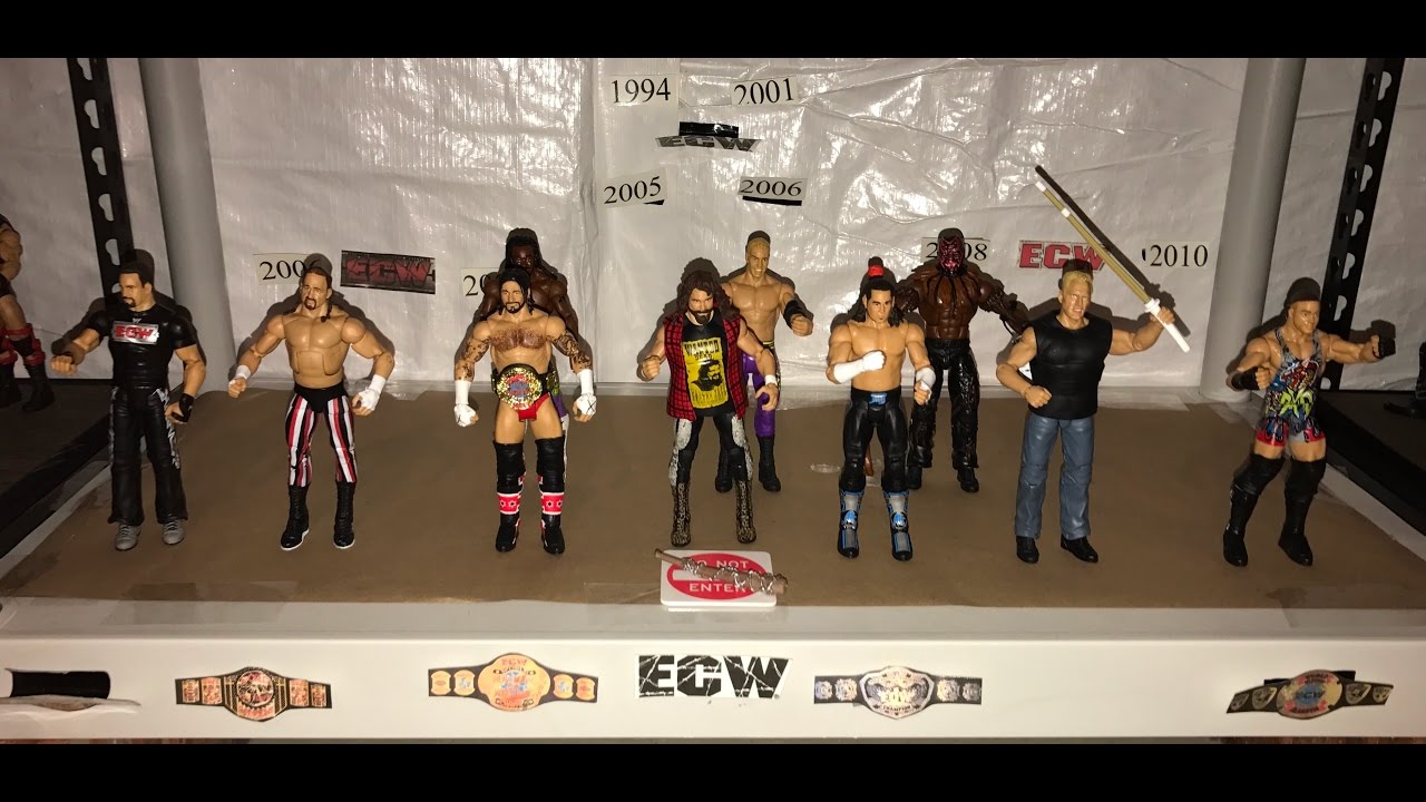 WWE Mattel ECW Era WrestlingFigures 1995-2010 - YouTube