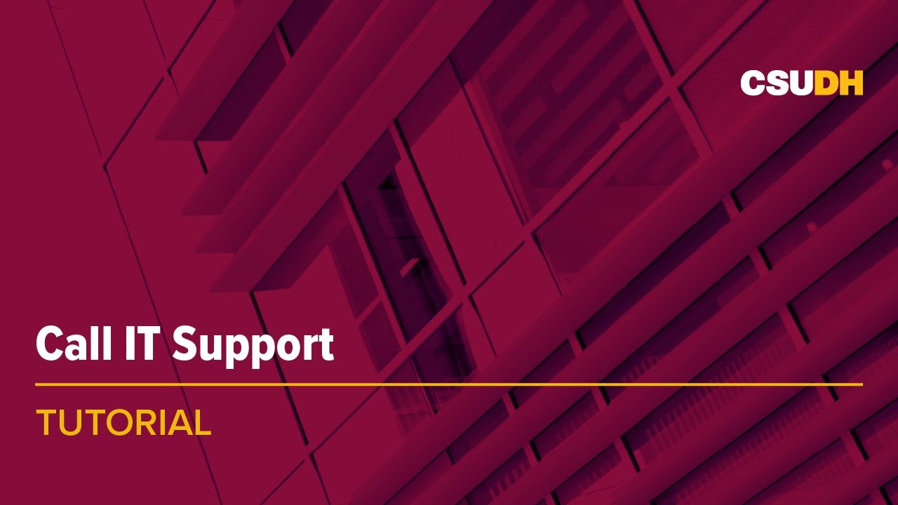 Call IT Support - YouTube