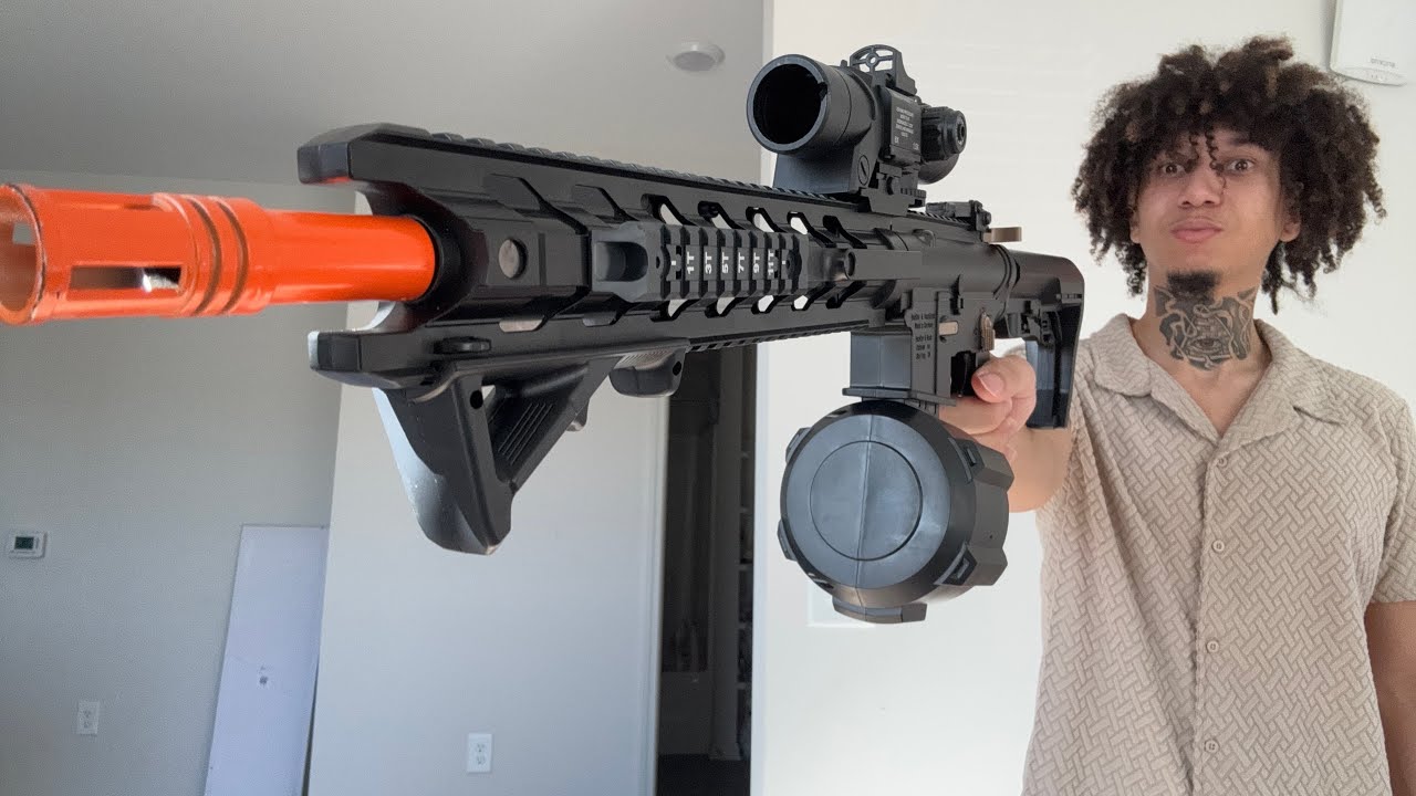 Unboxing My Gel Blaster My Girlfriend Bought Me - YouTube