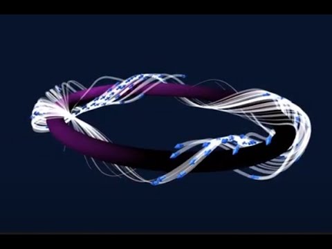Simulation of lane following drones on a torus test track, v4 - YouTube
