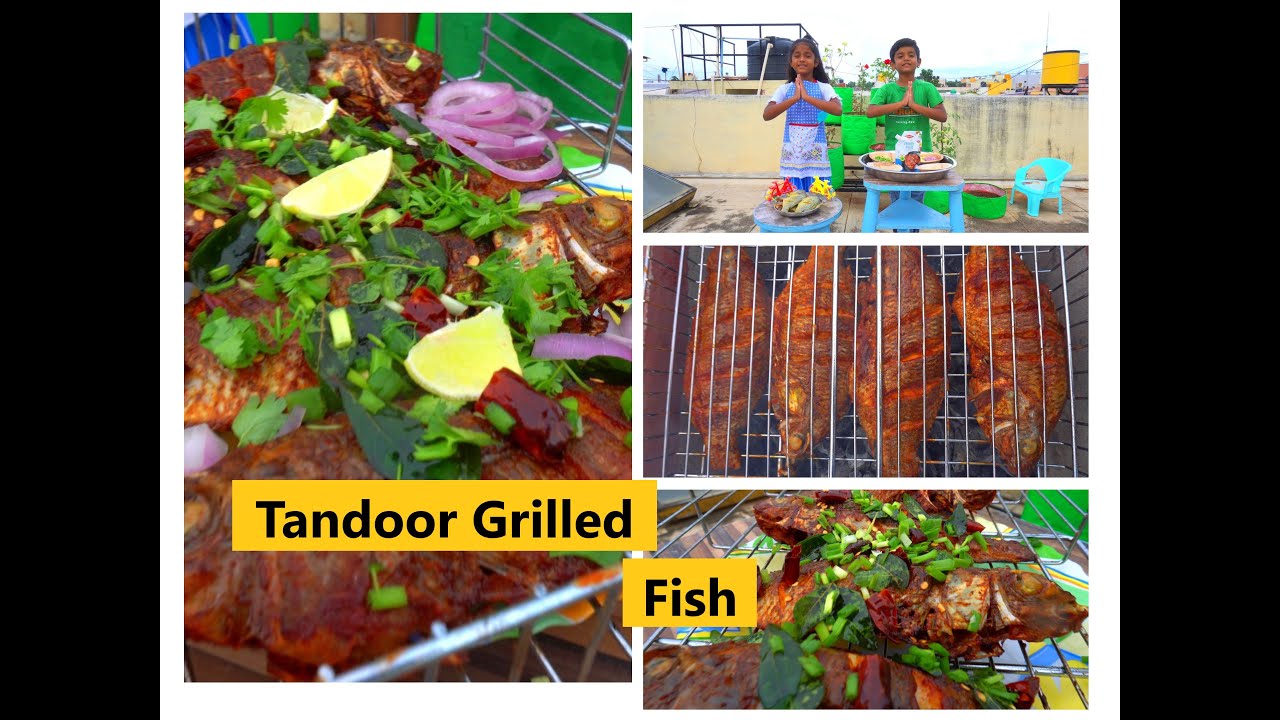 Tandoor Grilled Fish || Jalebi Fish || కాల్చిన చేప || ಸುಟ್ಟ ಮೀನು ...