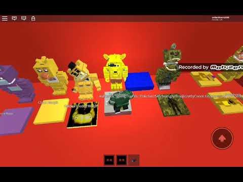 Présentation de la map five night at fredbears sur roblox - YouTube