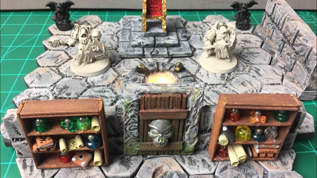 Tabletop Craft # 14 - Hex Grid Doors - YouTube