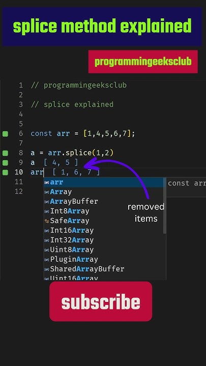 Use This to ADD or Update JavaScript Array #shorts - YouTube