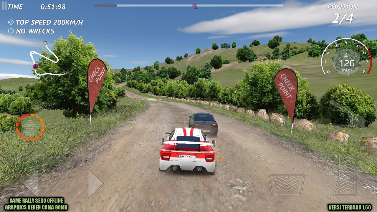 Game Rally Keren Offline Cuma 90Mb - Rally Fury Android - YouTube