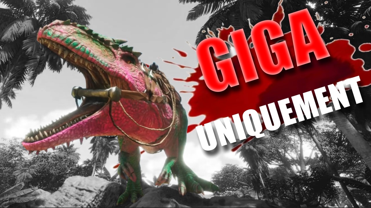 ARK Sauf Que J'ai Remplacé TOUS les DINOS par des GIGA - YouTube