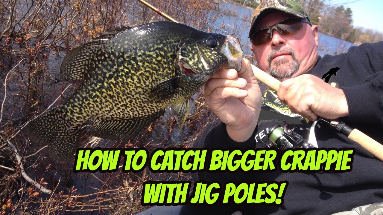 CATCH MORE CRAPPIE WITH JIG POLES- How To Catch Crappie Anywhere! - YouTube