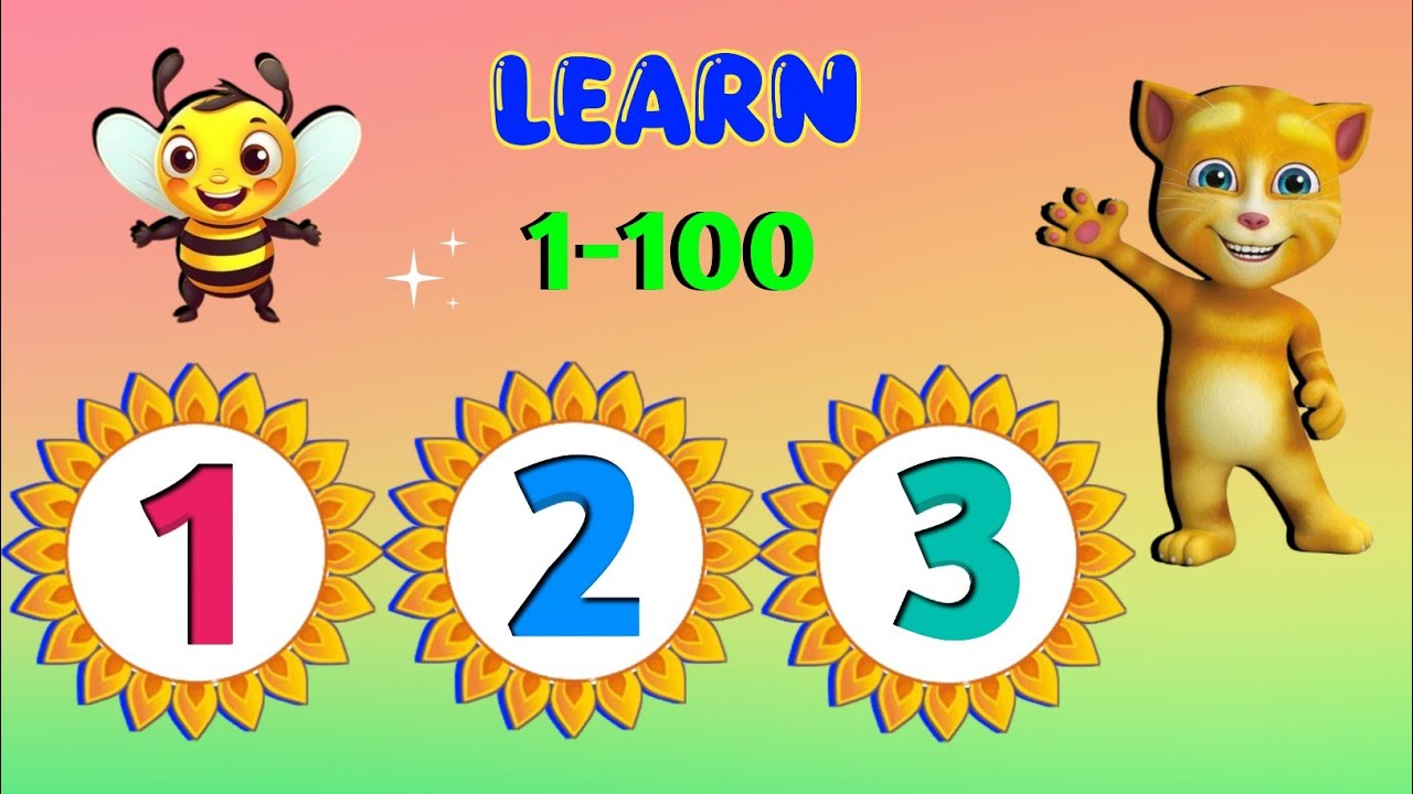 Counting 1 to 100|Numbers 1 -100|123 for Kids|123 Counting|Counting ...