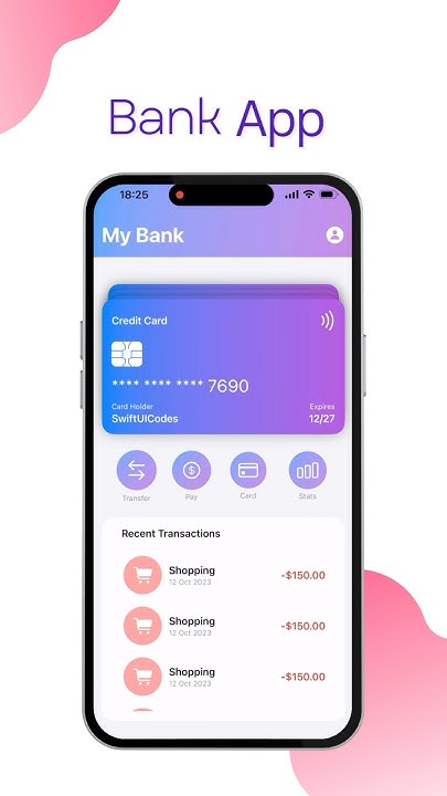Build a Stunning Bank App UI with SwiftUI! 💳 - YouTube