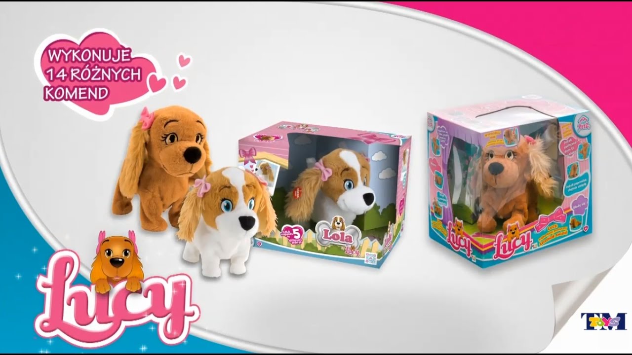 Interaktywne Pieski Lucy i Lola, Reklama TV, TM Toys - YouTube