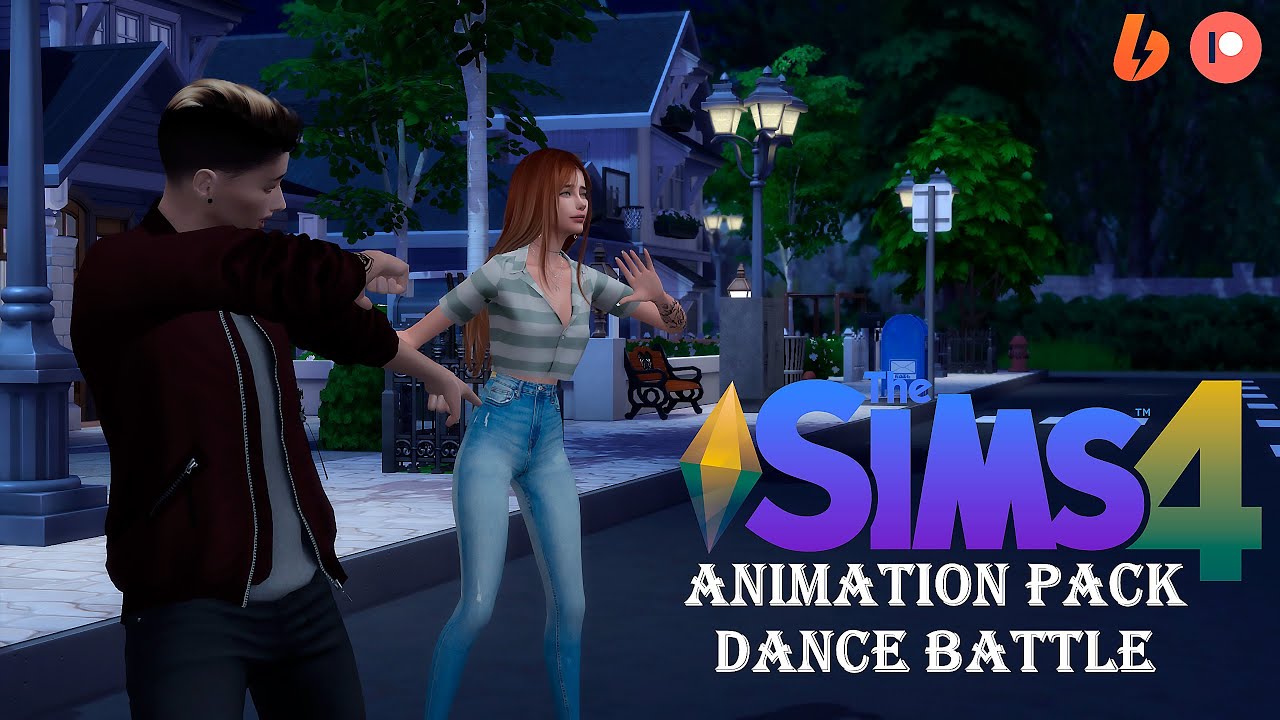 Sims 4 | Animation Pack Dance Battle (DOWNLOAD) - YouTube