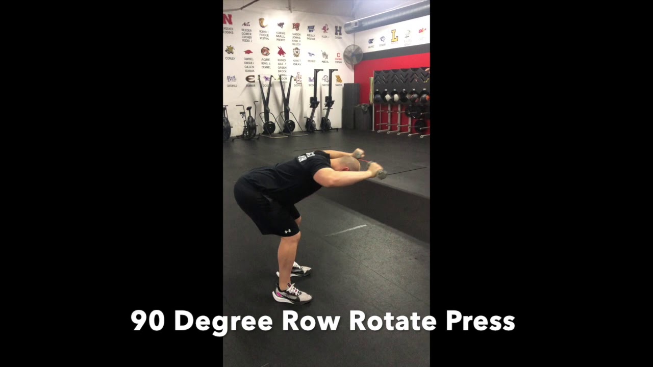 90 Degree Row Rotate Press - YouTube