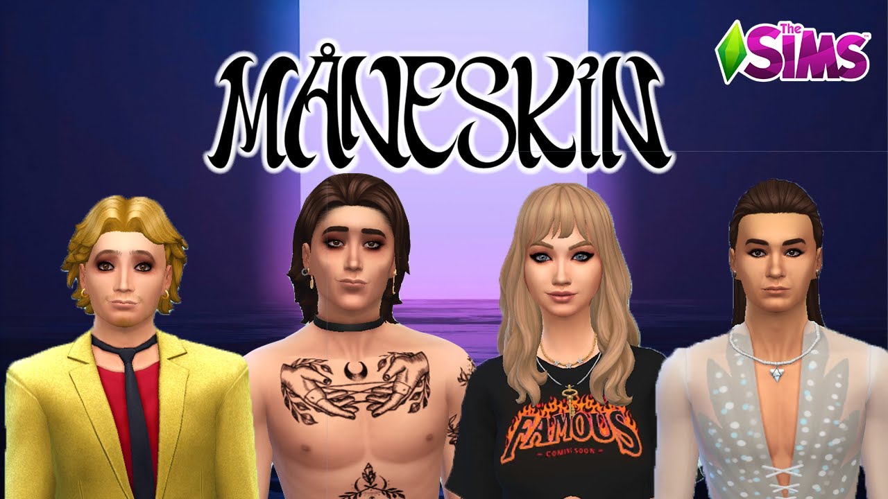 MÅNESKIN in The Sims 4 - YouTube