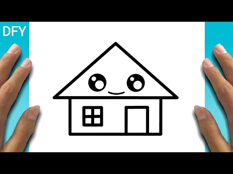 HOW TO DRAW A CUTE HOUSE, STEP BY STEP, DRAWING FOR YOU - YouTube